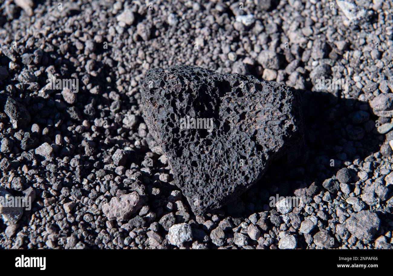 Volcanic rock from Dotsero's eruption 4,200 years ago surround its ...