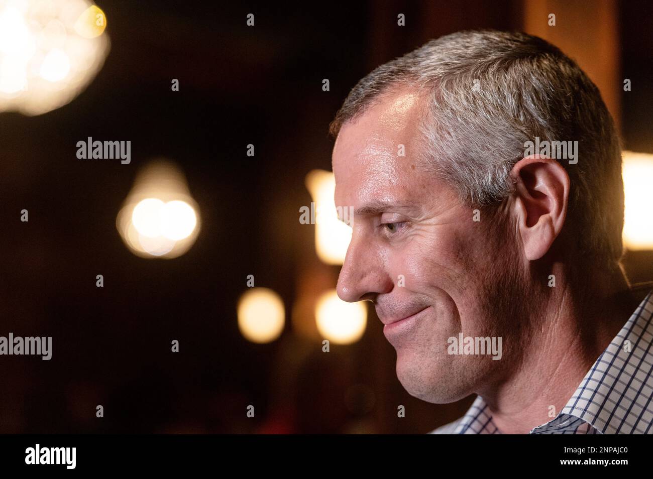 State Rep. Matt Schaefer smiles during a Republican watch party in ...