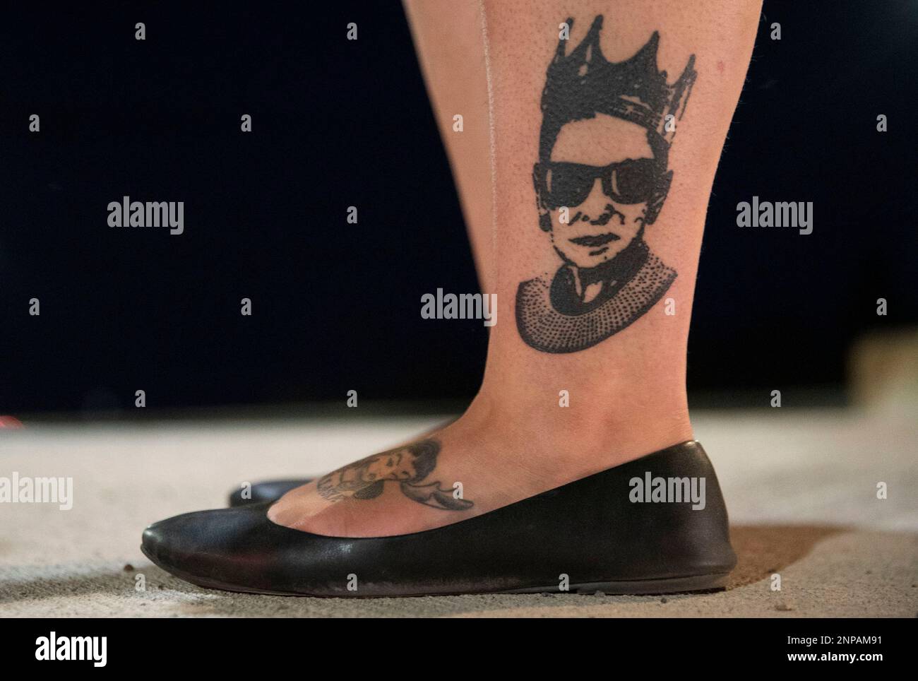 Chancey Willis showed off her new tattoo of the late Supreme Court ...