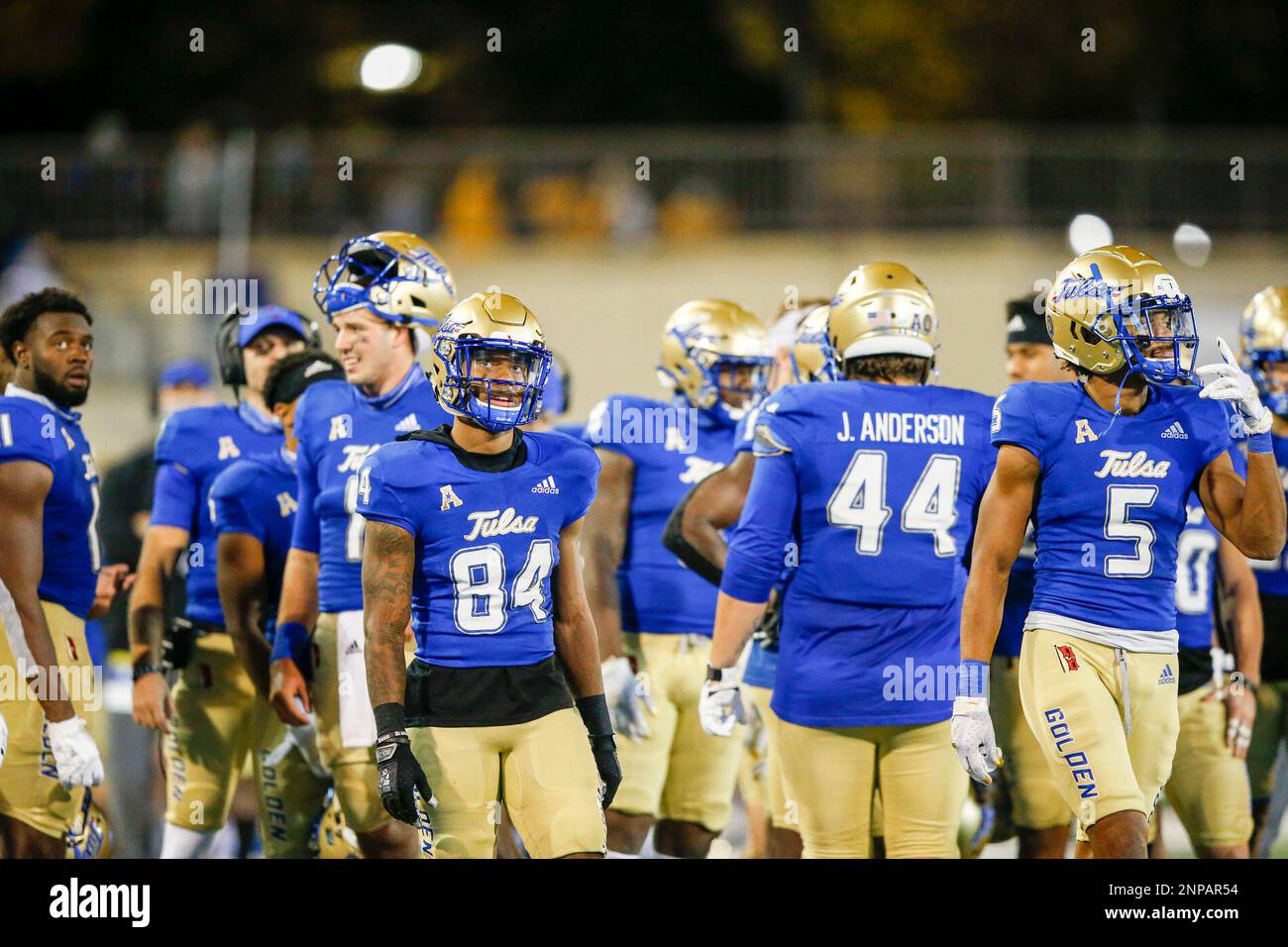 Tulsa Golden Hurricane wide receivers Malik Rodgers (84) and JuanCarlos ...