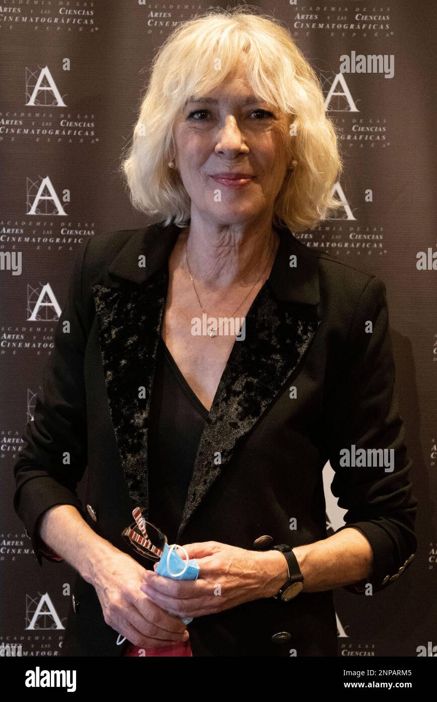Susi Sánchez during the reading of the Oscars where she was chosen to ...