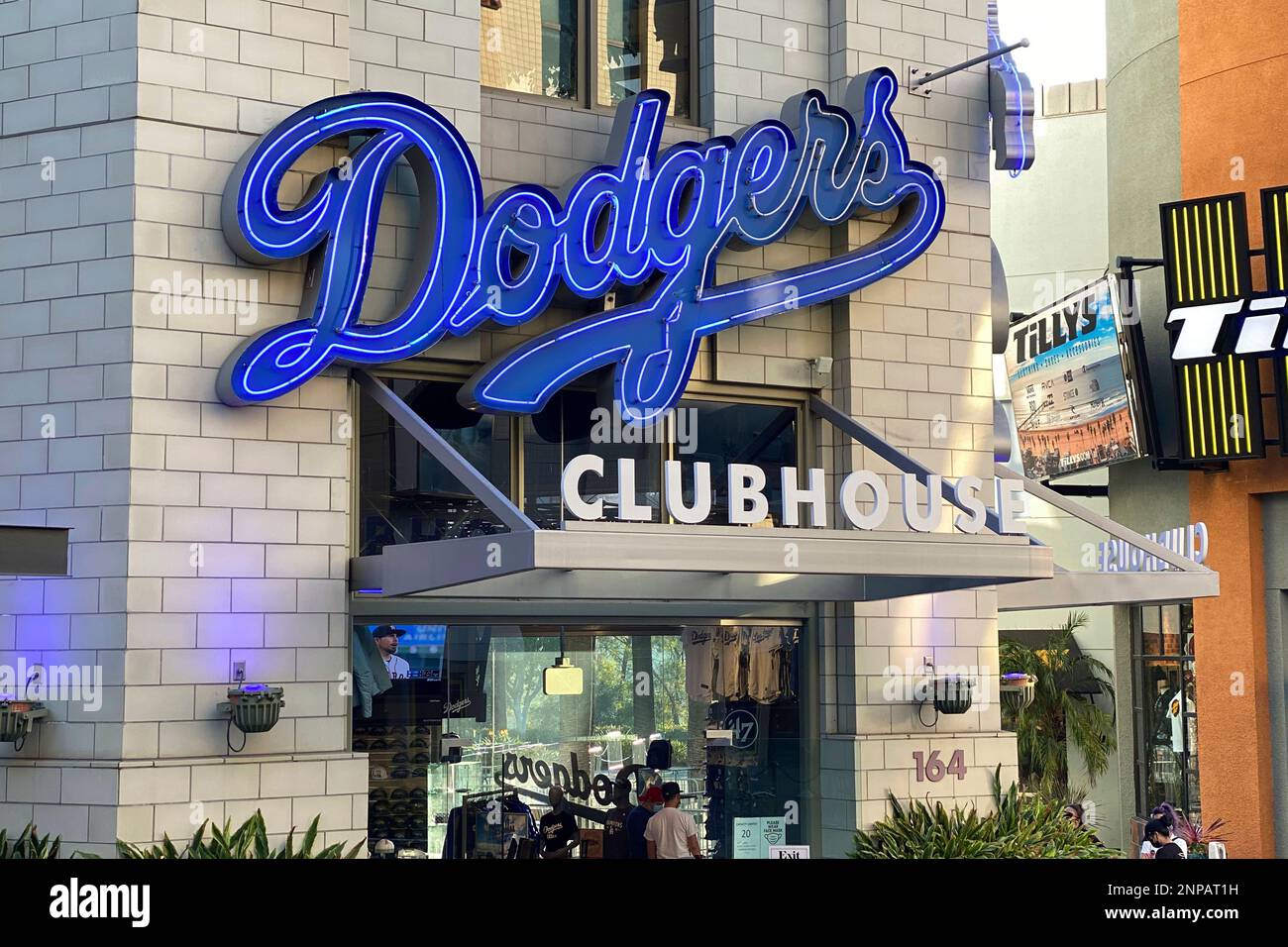 The Dodgers Clubhouse store at Universal CityWalk, Monday, Nov. 2, 2020 ...