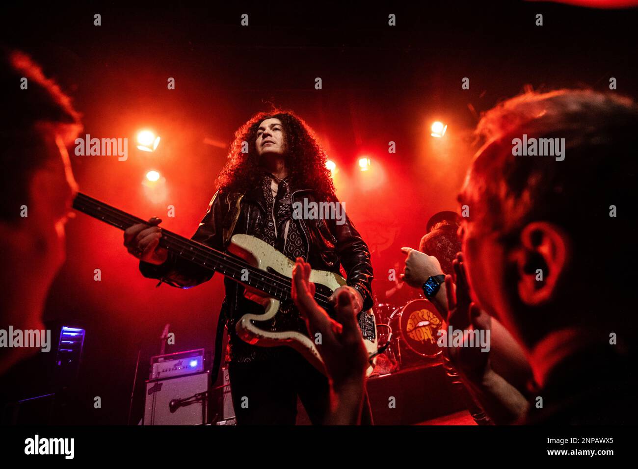 Copenhagen, Denmark. 25th Feb, 2023. The American rock band Dirty Honey ...