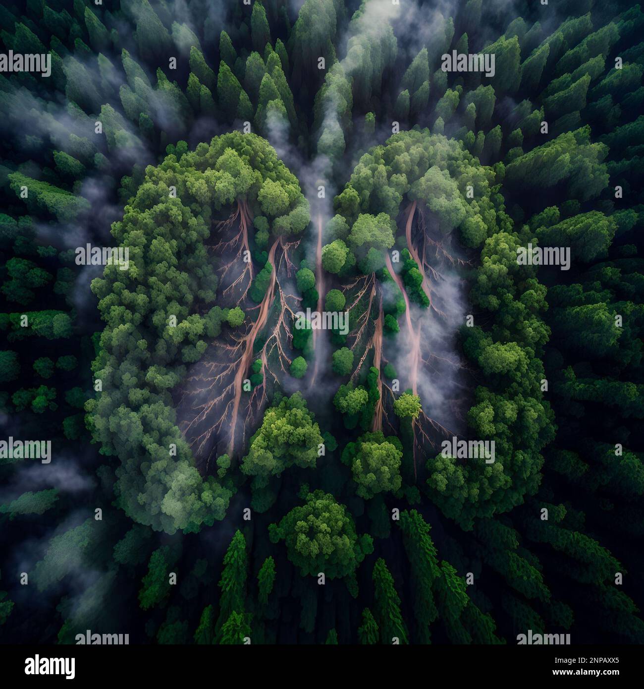 Ecosystem illustration hi-res stock photography and images - Alamy