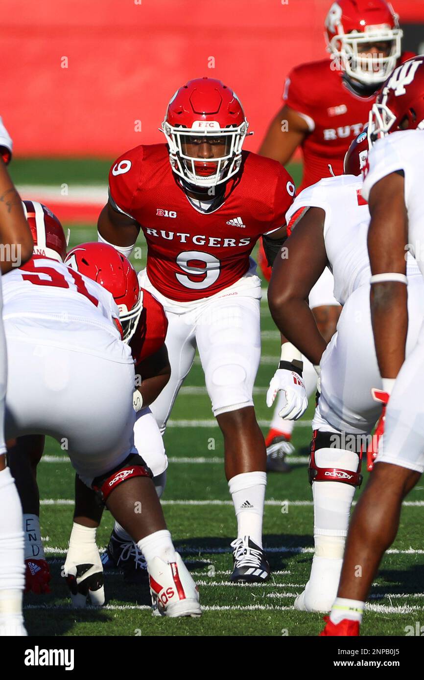 PISCATAWAY, NJ - OCTOBER 31: Rutgers Scarlet Knights linebacker Tyreek ...