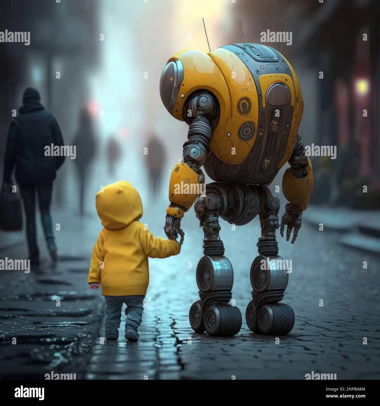 Friendly robot hi-res stock photography and images - Alamy