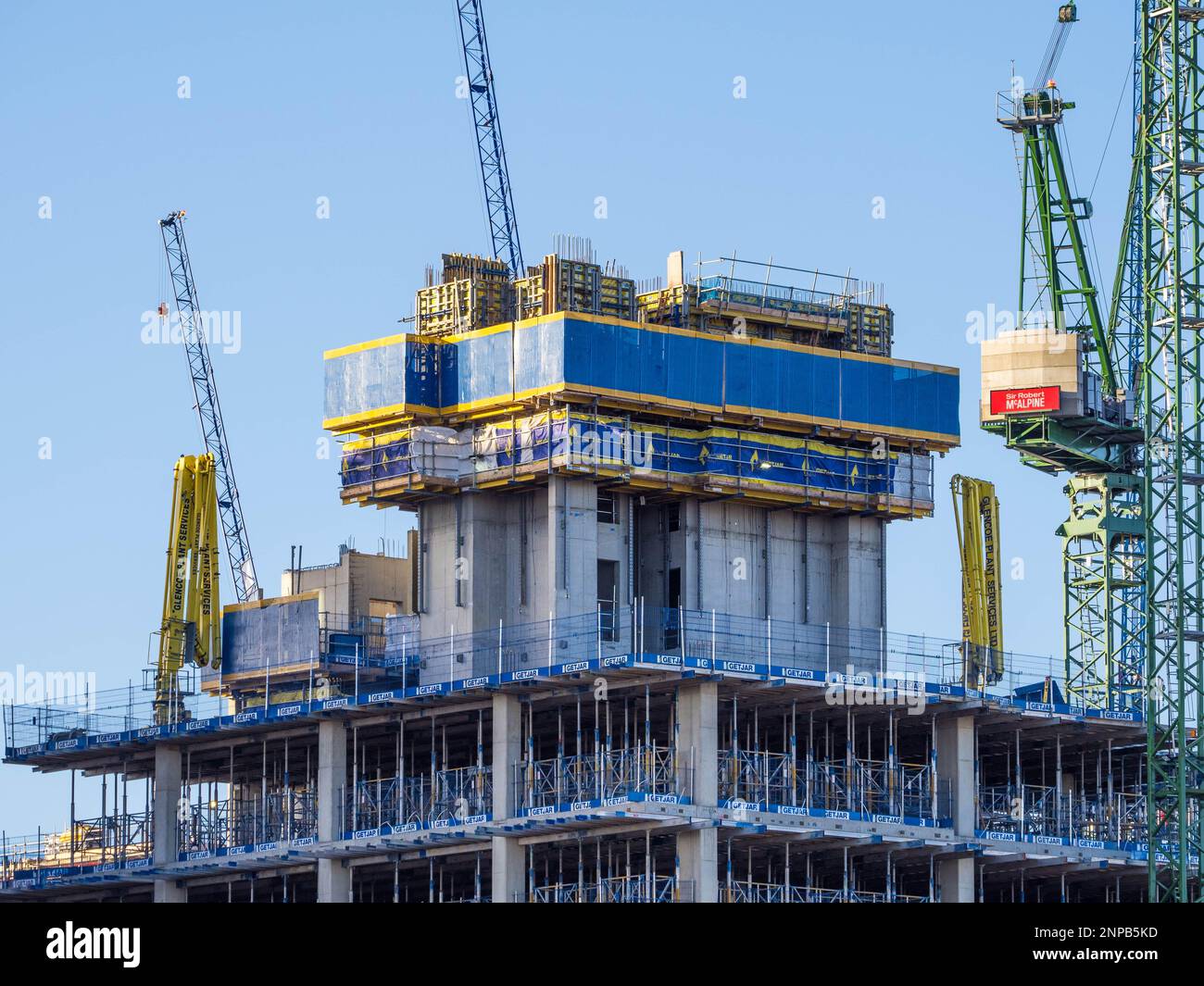Station Hill, Building Site, Reading, Berkshire, England, UK, GB Stock ...