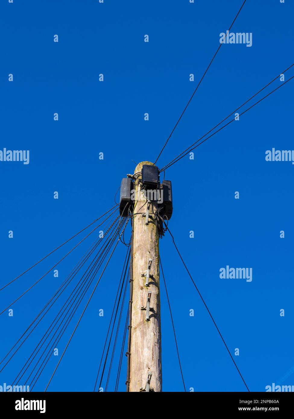 Telegraph Pole, Old Technology, Caversham, Reading, Berkshire, England ...