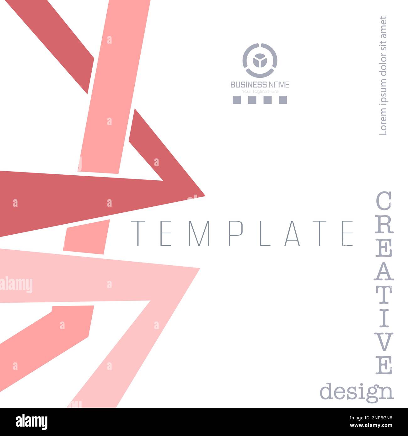 Intersecting lines. Geometric abstract composition. Template for modern ...