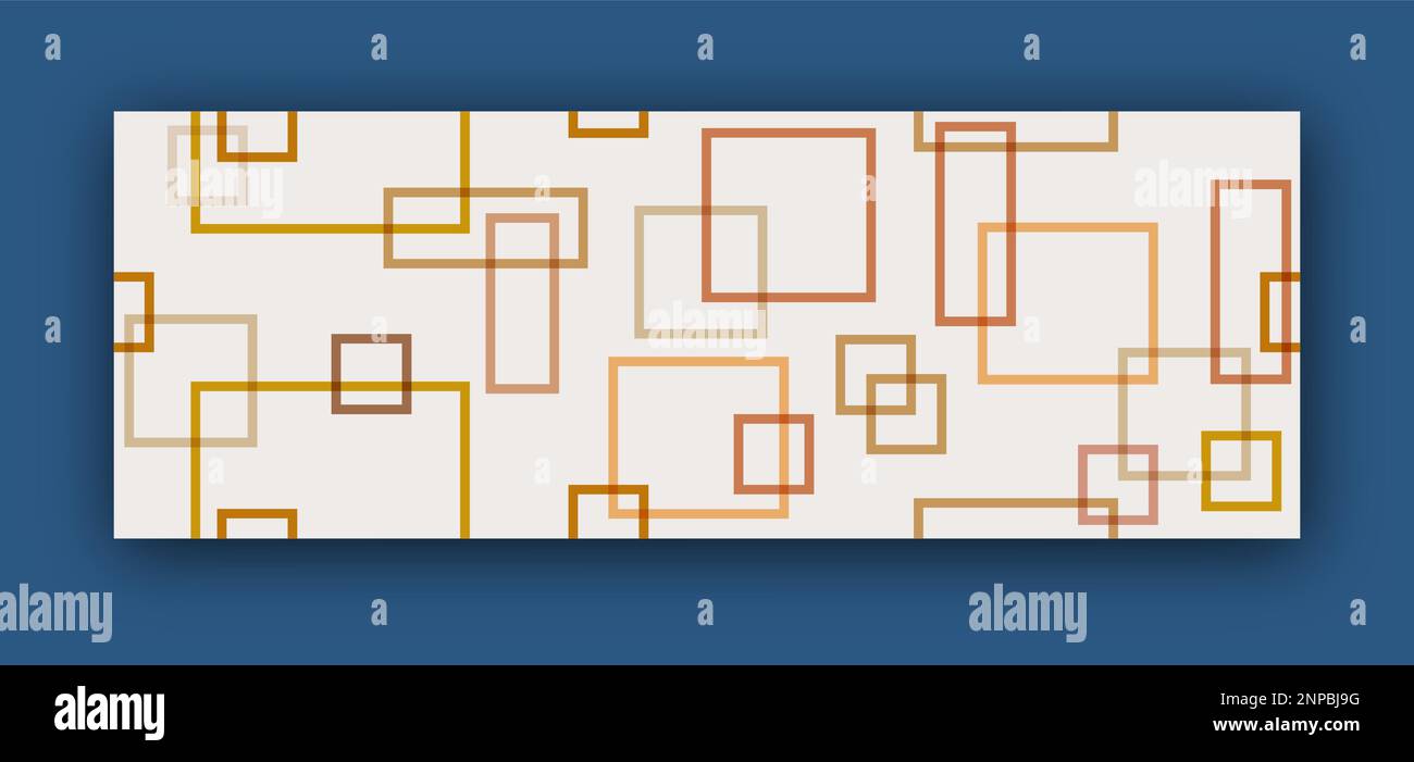 Seamless pattern. Intersection of squares. Template for textiles, textures, wallpapers ...