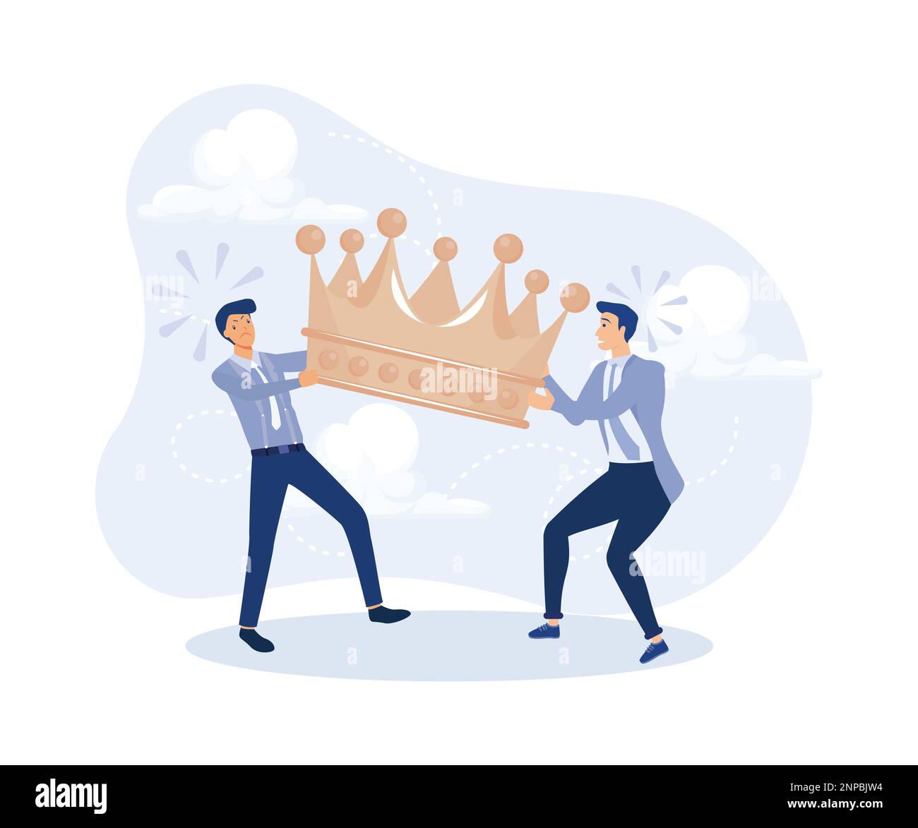 Staff conflict , fighting for job promotion or jealousy colleague ...