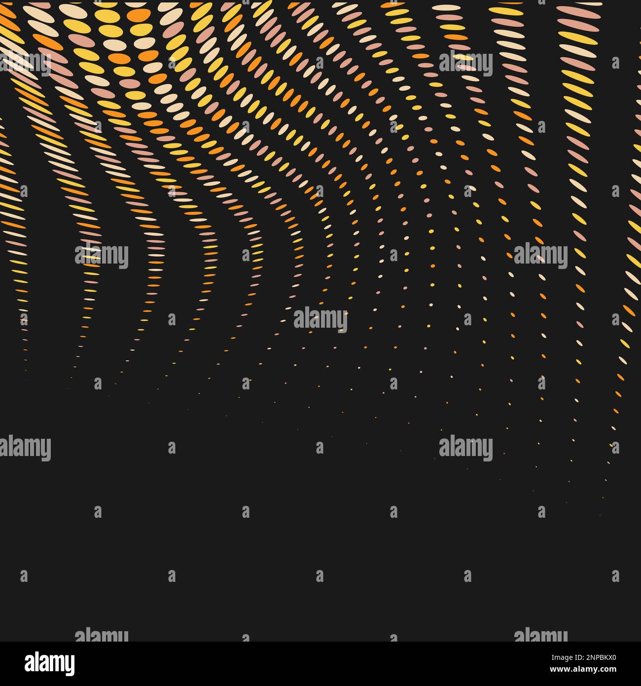 A template of deformed geometric shapes. Graphic design idea for ...