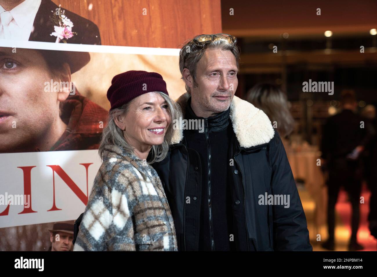 Danish actor Mads Mikkelsen and his wife Hanne Jacobsen attend the ...