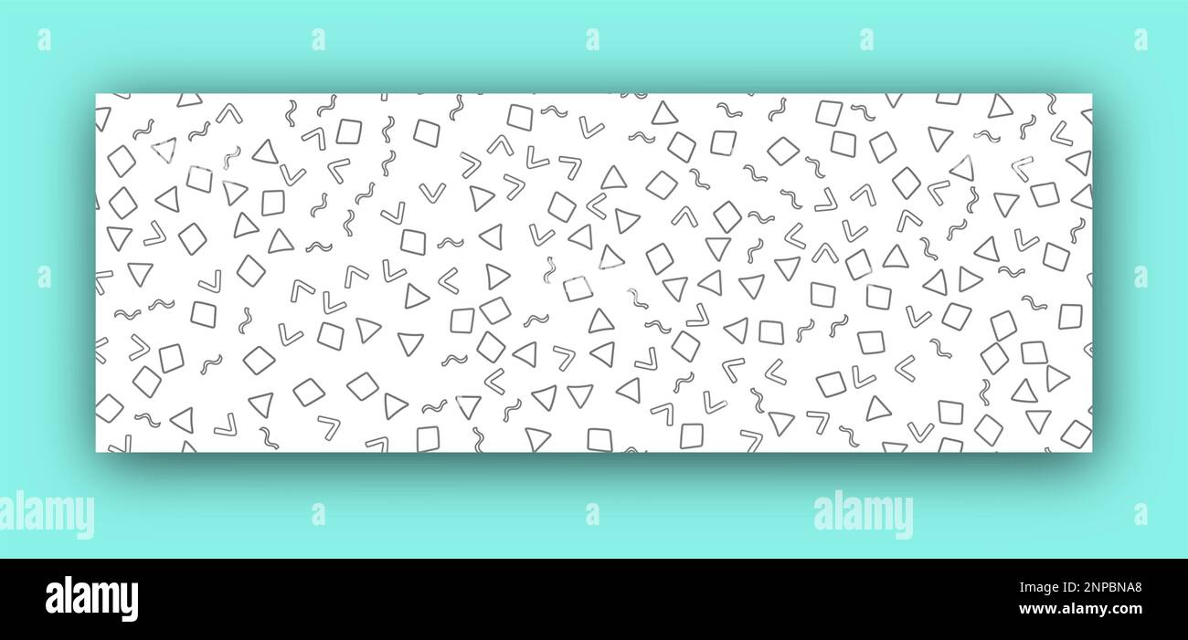Seamless pattern of abstract shapes. Template for textiles, textures ...