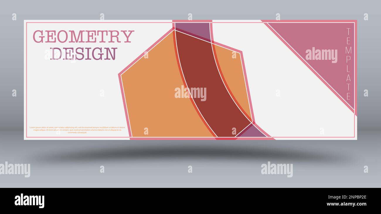 Abstract geometric composition. layout for the cover, banner, brochure ...