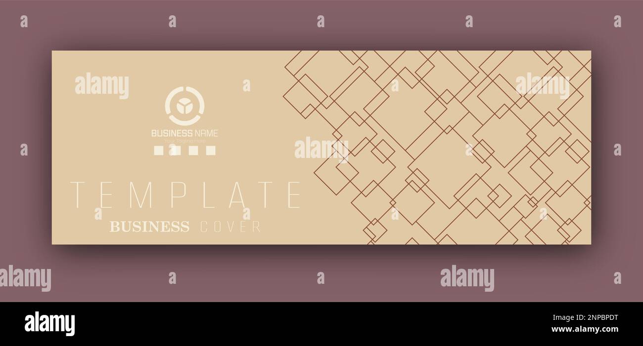 Geometric composition of the intersection of squares. A modern template ...
