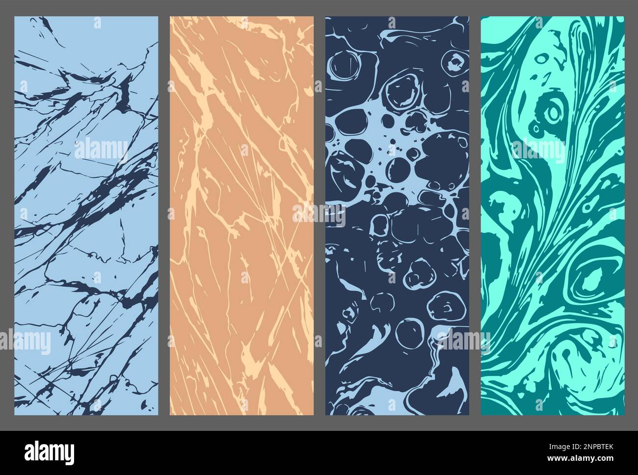 A set of color templates for creative ideas for the design of booklets ...