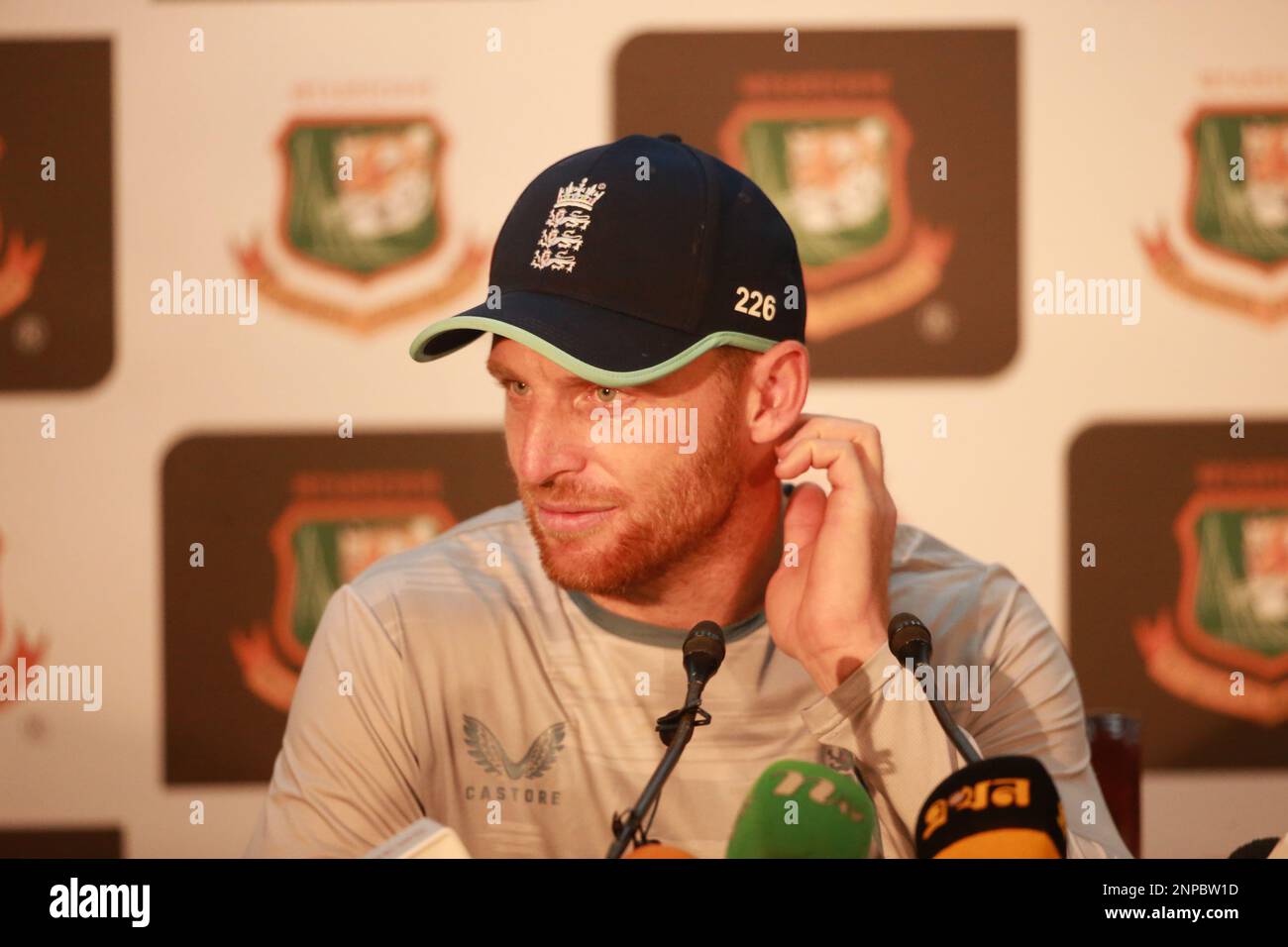 England ODI Team Captain Jos Buttler attends press conference at BCB ... England ODI Team Captain Jos Buttler attends press conference at BCB ...
