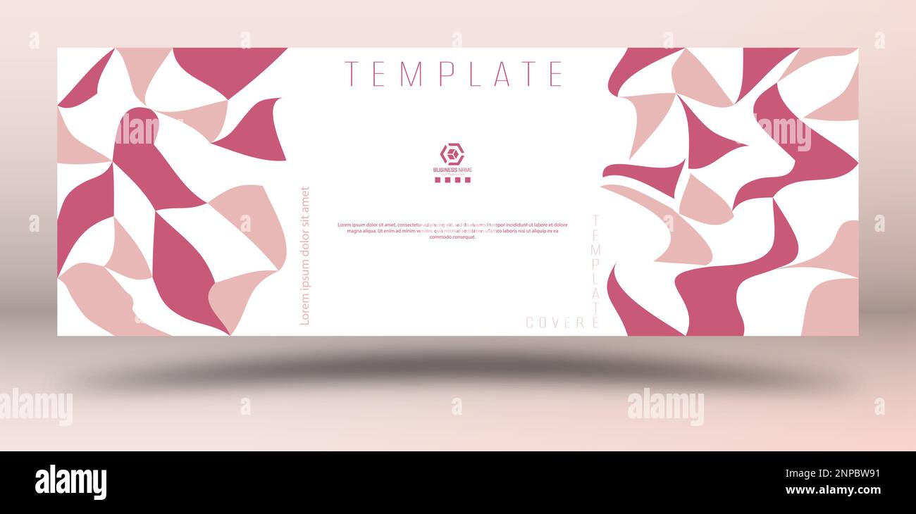 Layout of a creative idea of graphic linear design. Template for the ...