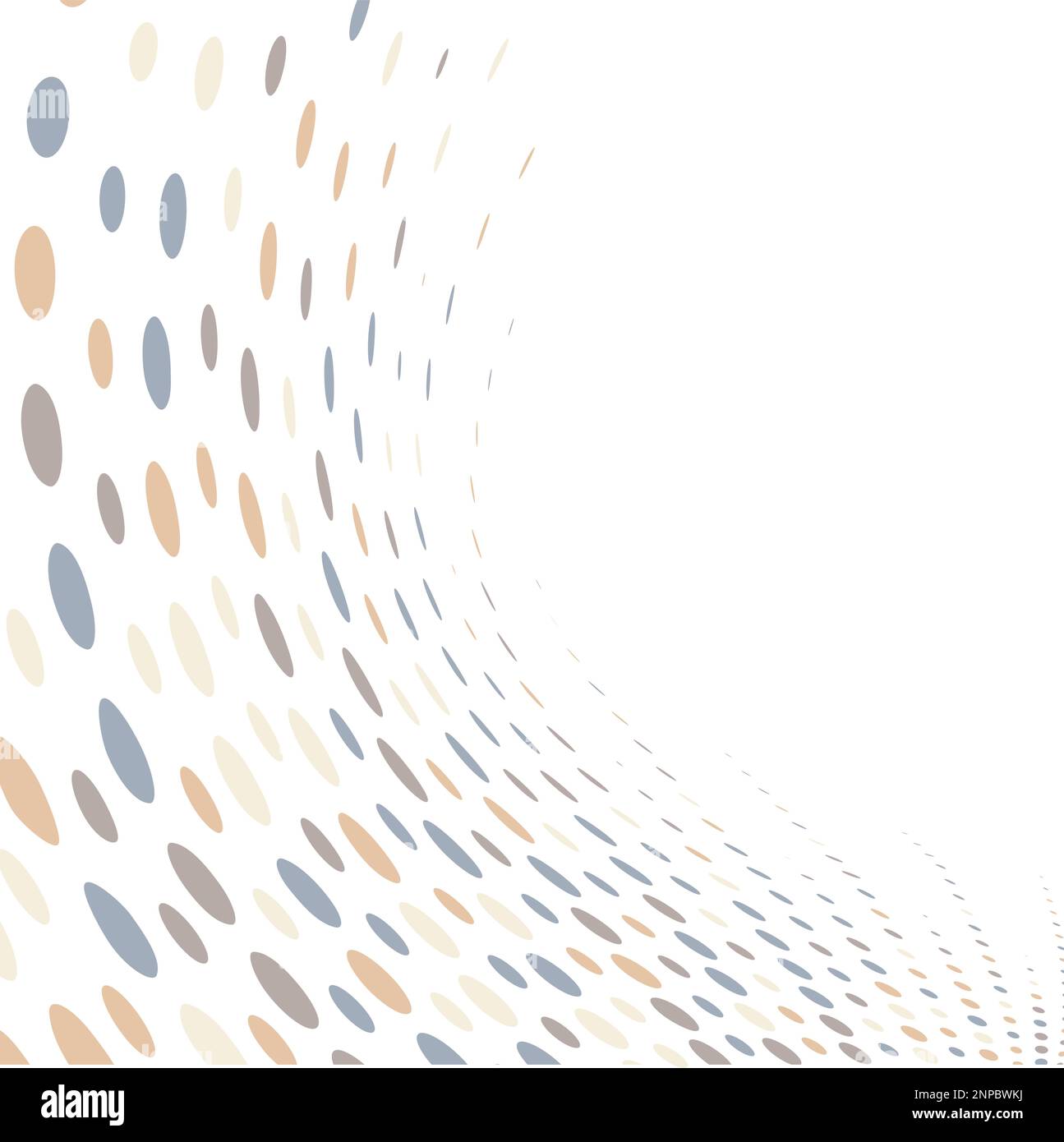 A template of deformed geometric shapes. Graphic design idea for ...