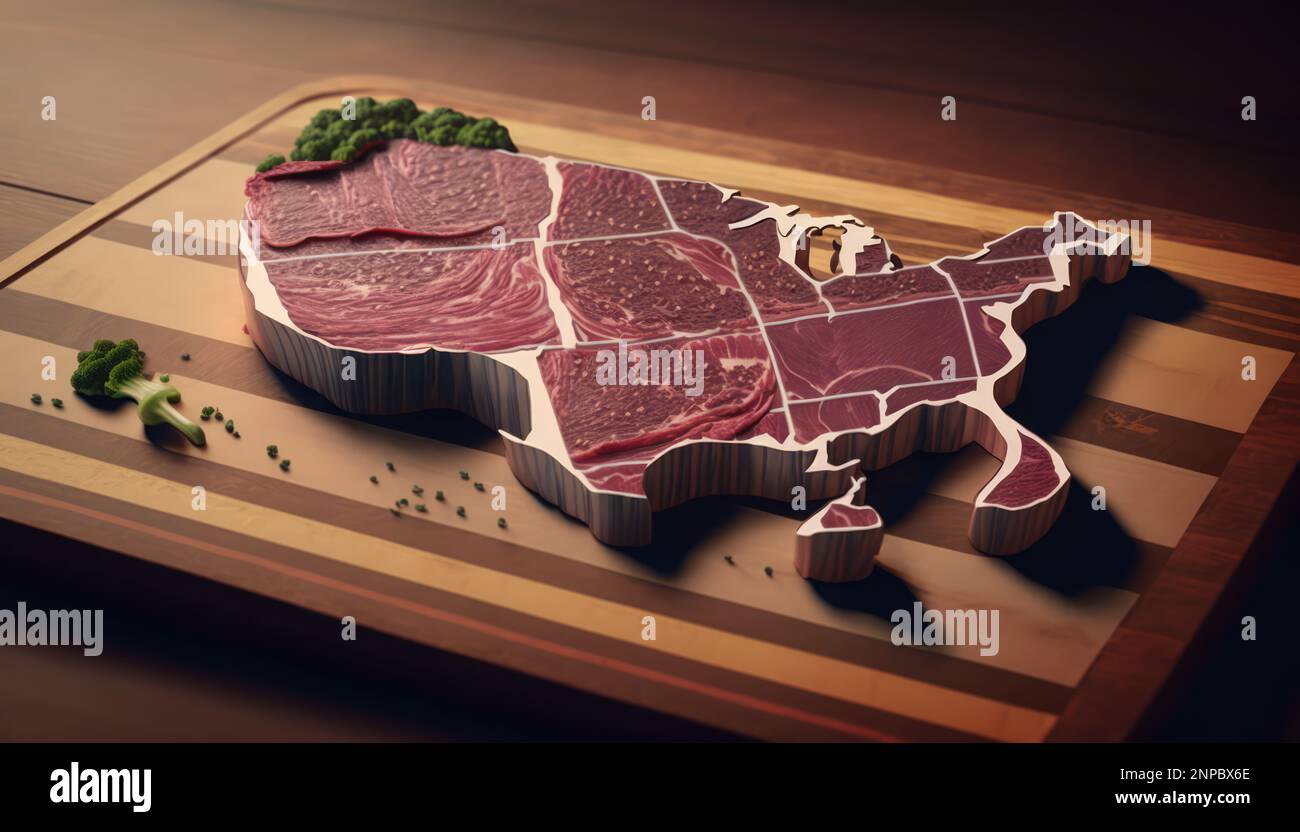 American cut hi-res stock photography and images - Alamy