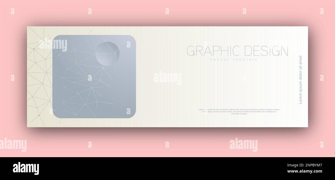 Layout of a creative idea of graphic linear design. Template for the ...