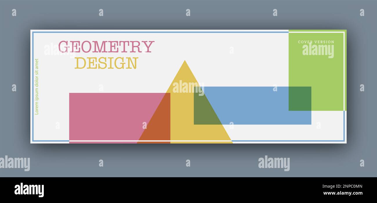 Abstract geometric composition. layout for the cover, banner, brochure ...