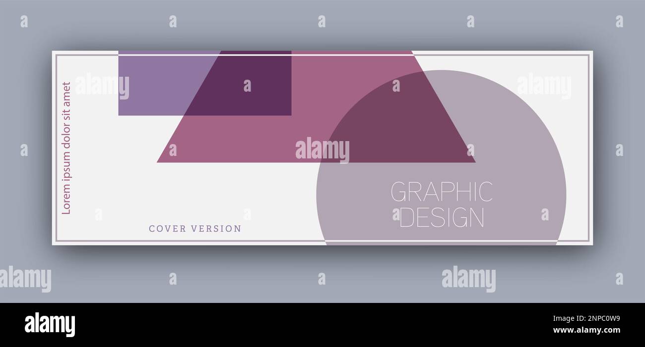 Abstract geometric composition. layout for the cover, banner, brochure ...