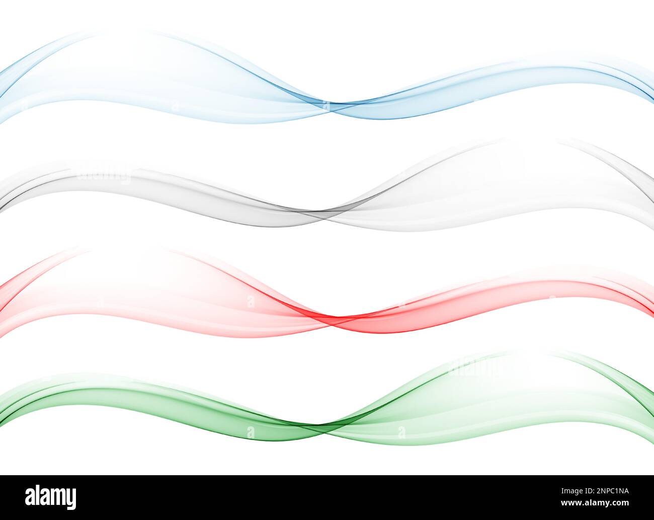 Set of wavy,colored elements,abstract wave Stock Vector Image & Art - Alamy