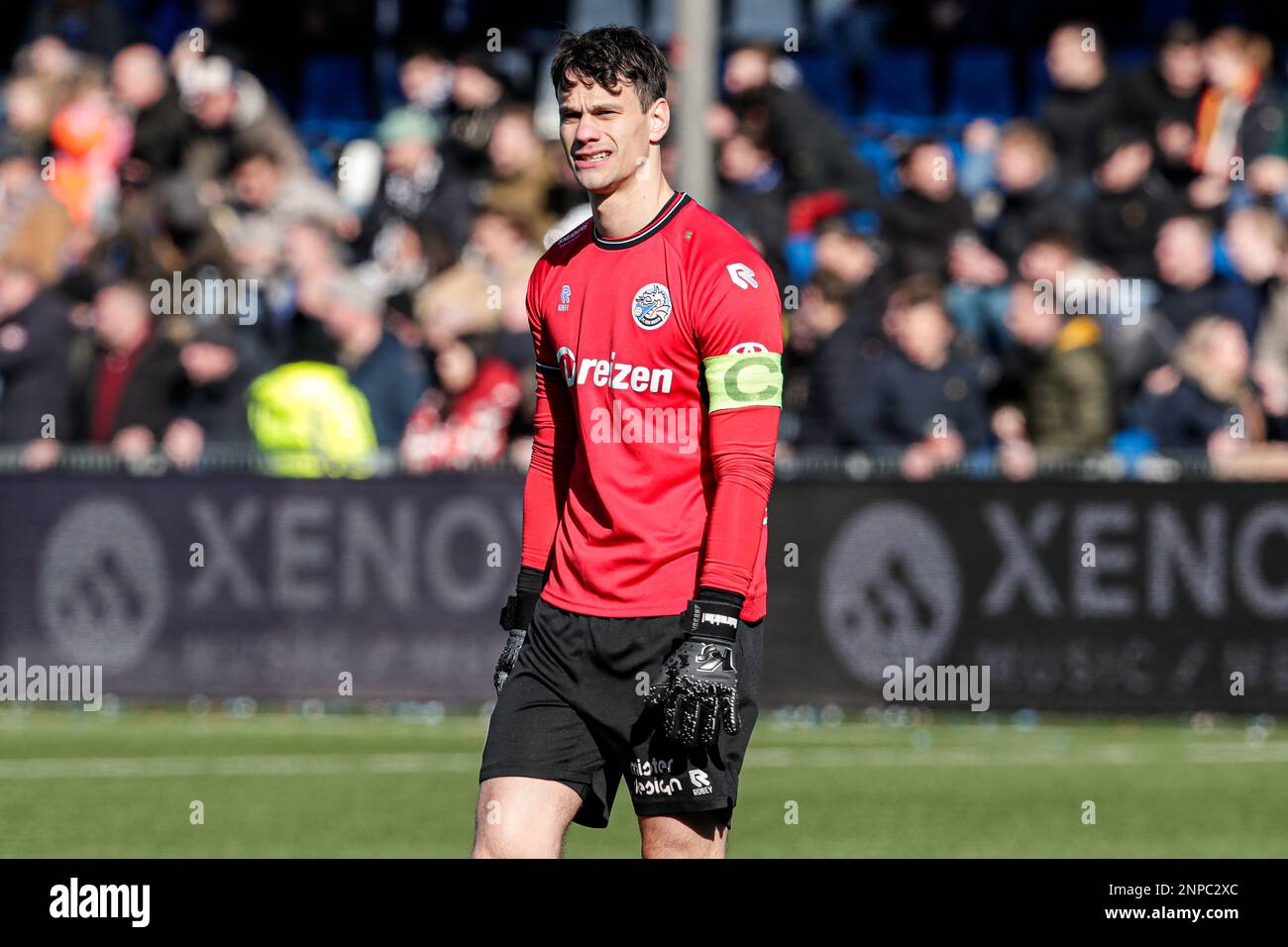 DEN BOSCH, NETHERLANDS - FEBRUARY 26: goalkeeper Wouter van der Steen ...
