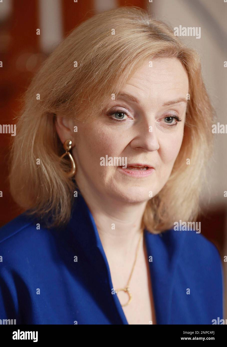 Elizabeth Mary Truss (Liz Truss), a British politician serving as ...