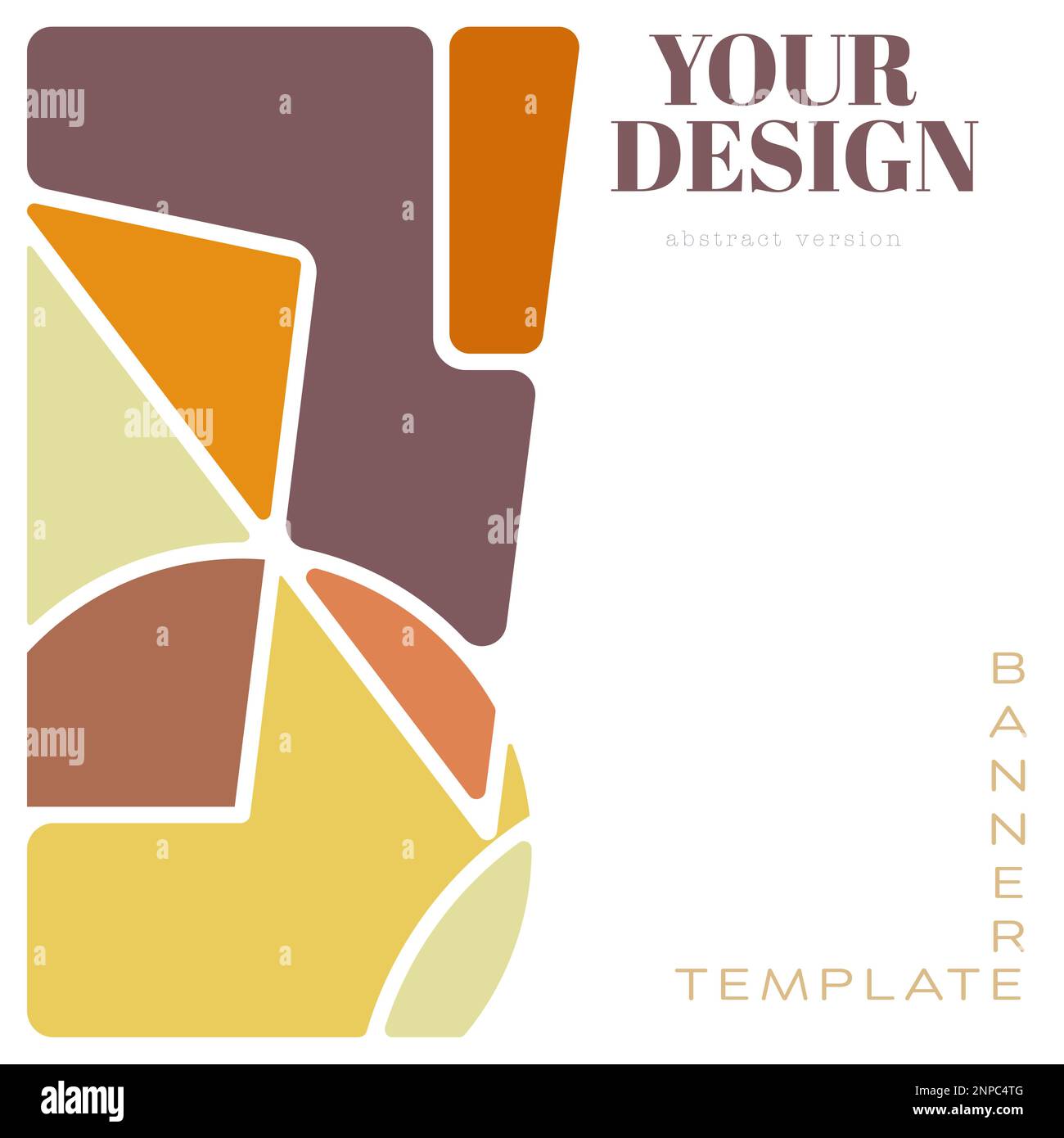 Abstract geometric mosaic. The idea for the design of title pages ...