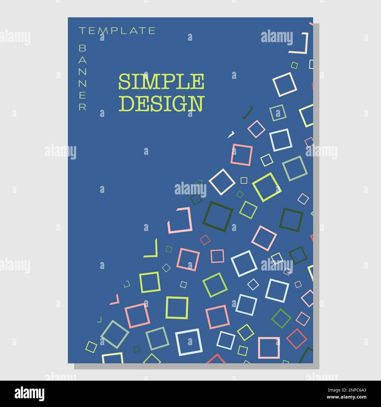 The composition of geometric shapes. Layout for creative ideas for the ...