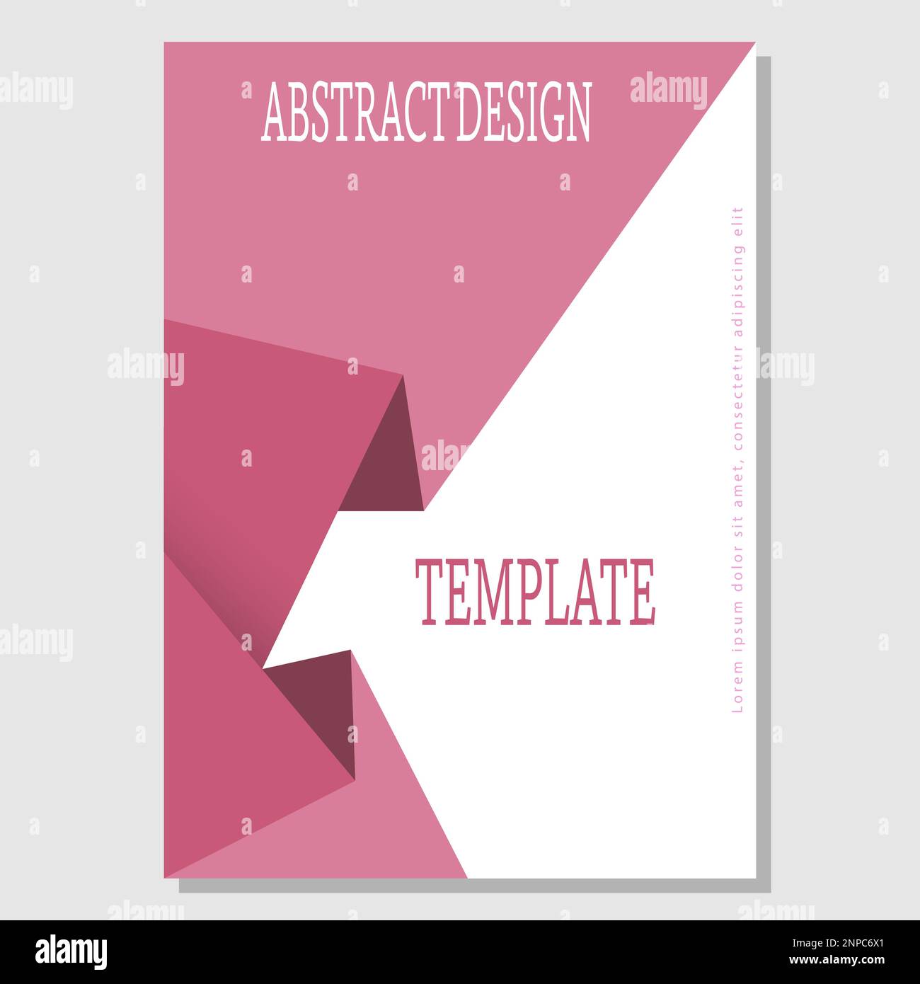 The composition of geometric shapes. Layout for creative ideas for the ...