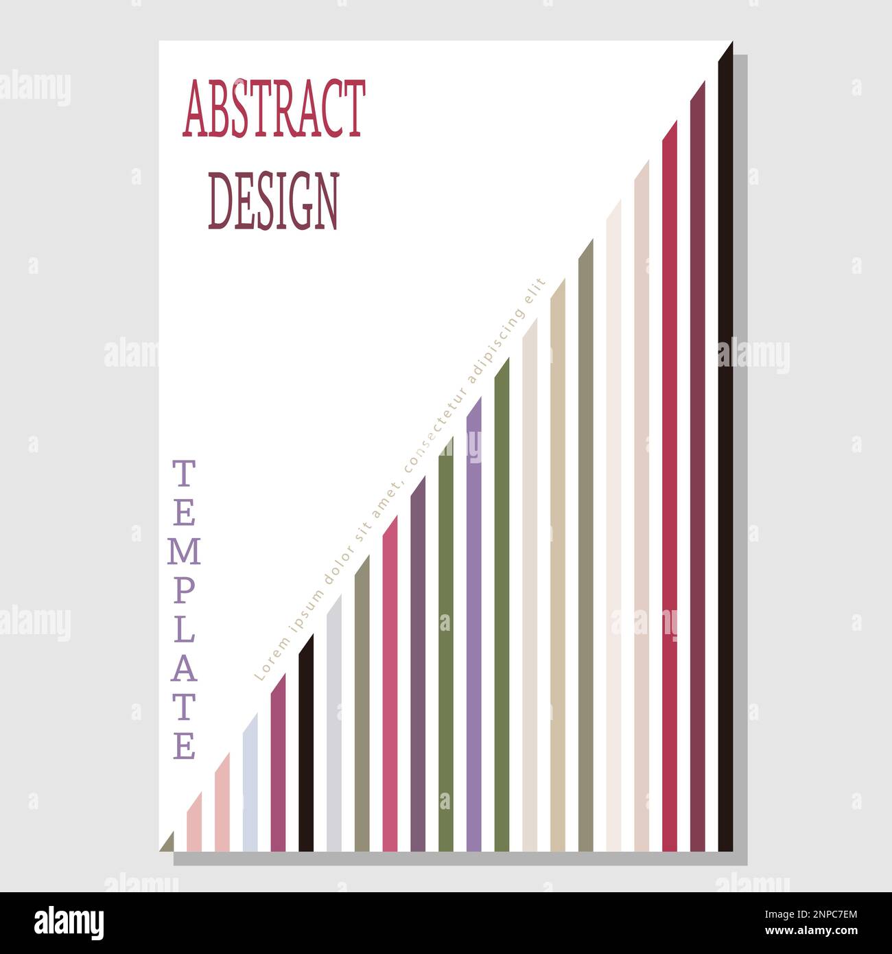 Colored parallel lines. The idea for the design of title pages, covers ...