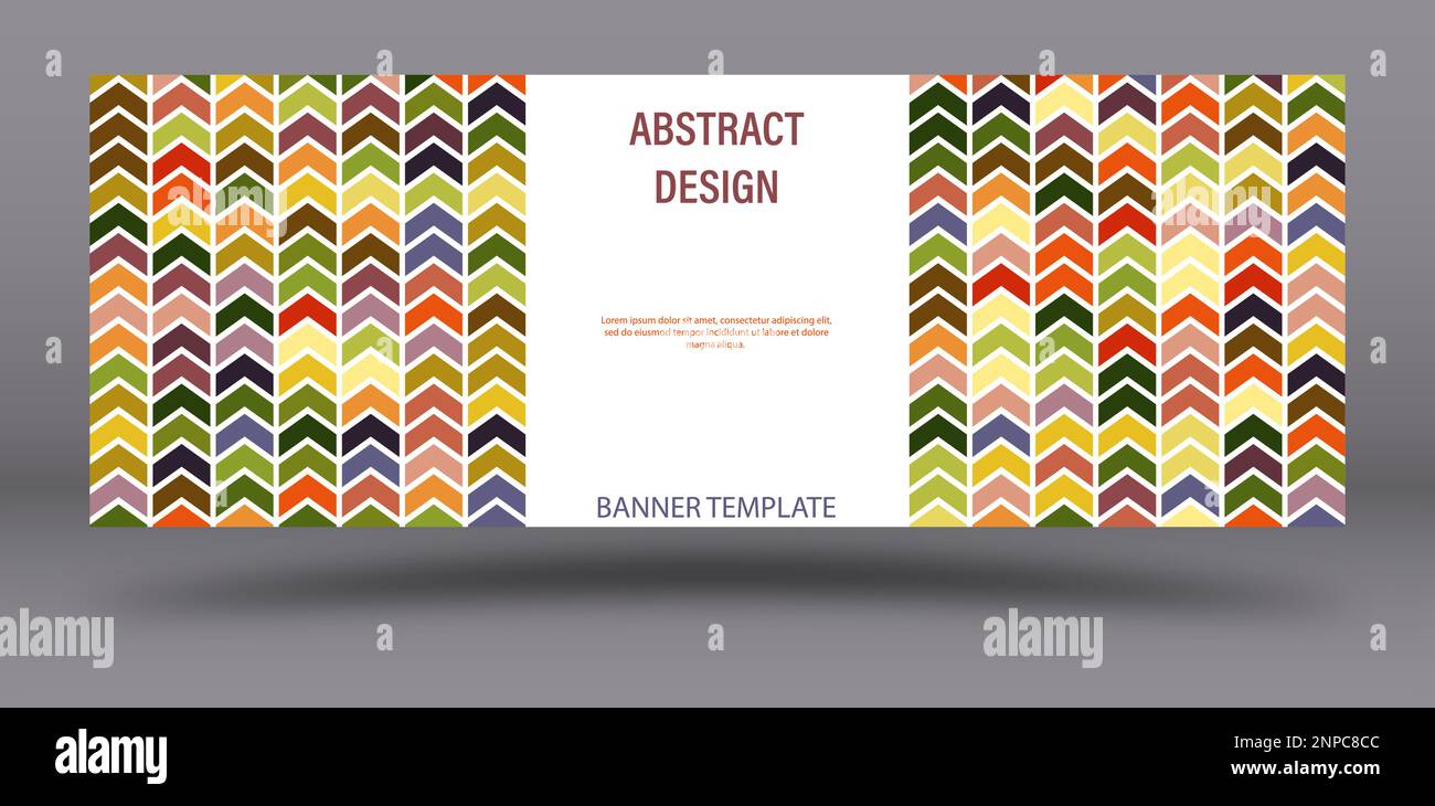 Color composition of geometric shapes. Template for creative ideas for ...