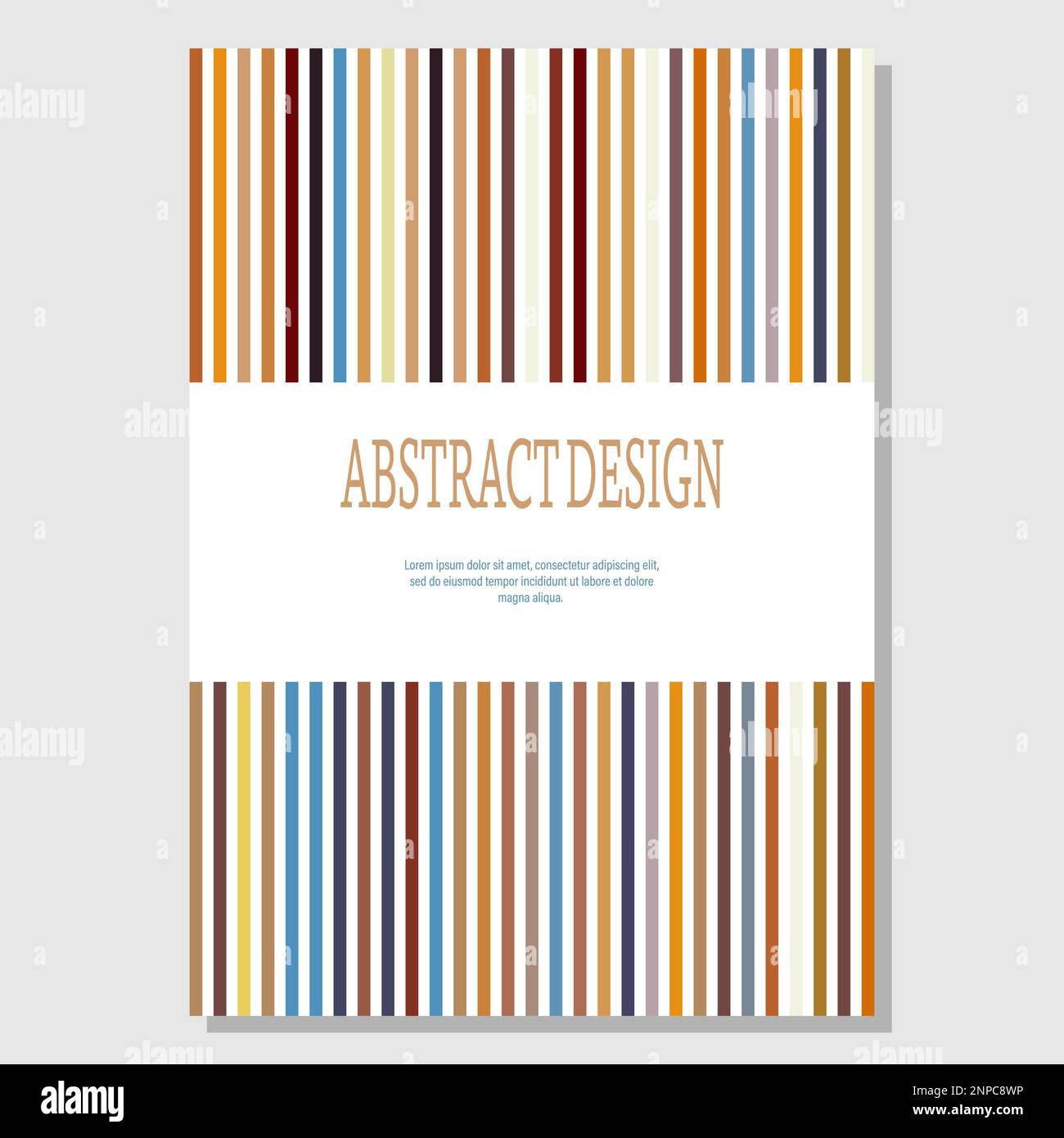 Colored parallel lines. The idea for the design of title pages, covers ...