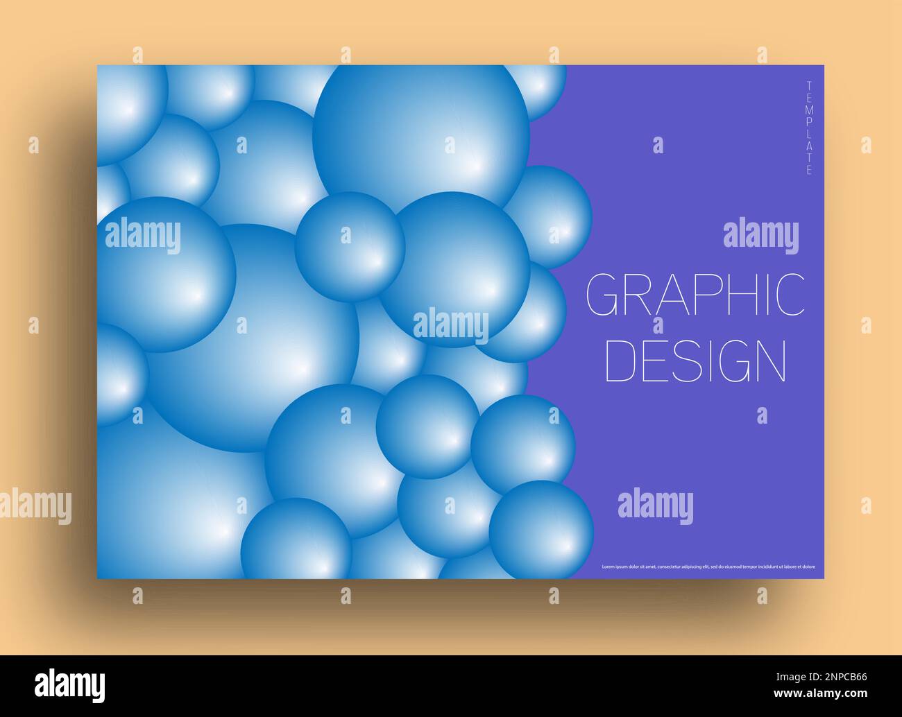 Geometric three-dimensional background. The layout of the cover, poster ...