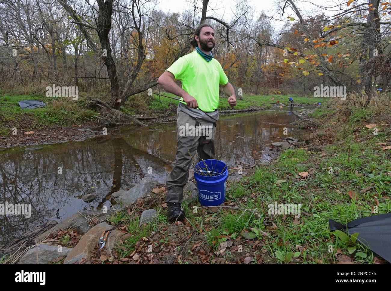John Berger, a fisheries biologist with the Western Pennsylvania ...