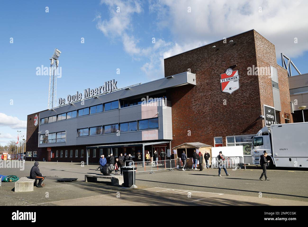 EMMEN, Stadium Oude Meerdijk, 26-02-2023 , season 2022 / 2023 , Dutch ...