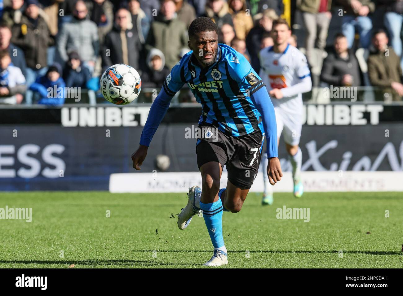 Club's Clinton Mata pictured in action during a soccer match between ...