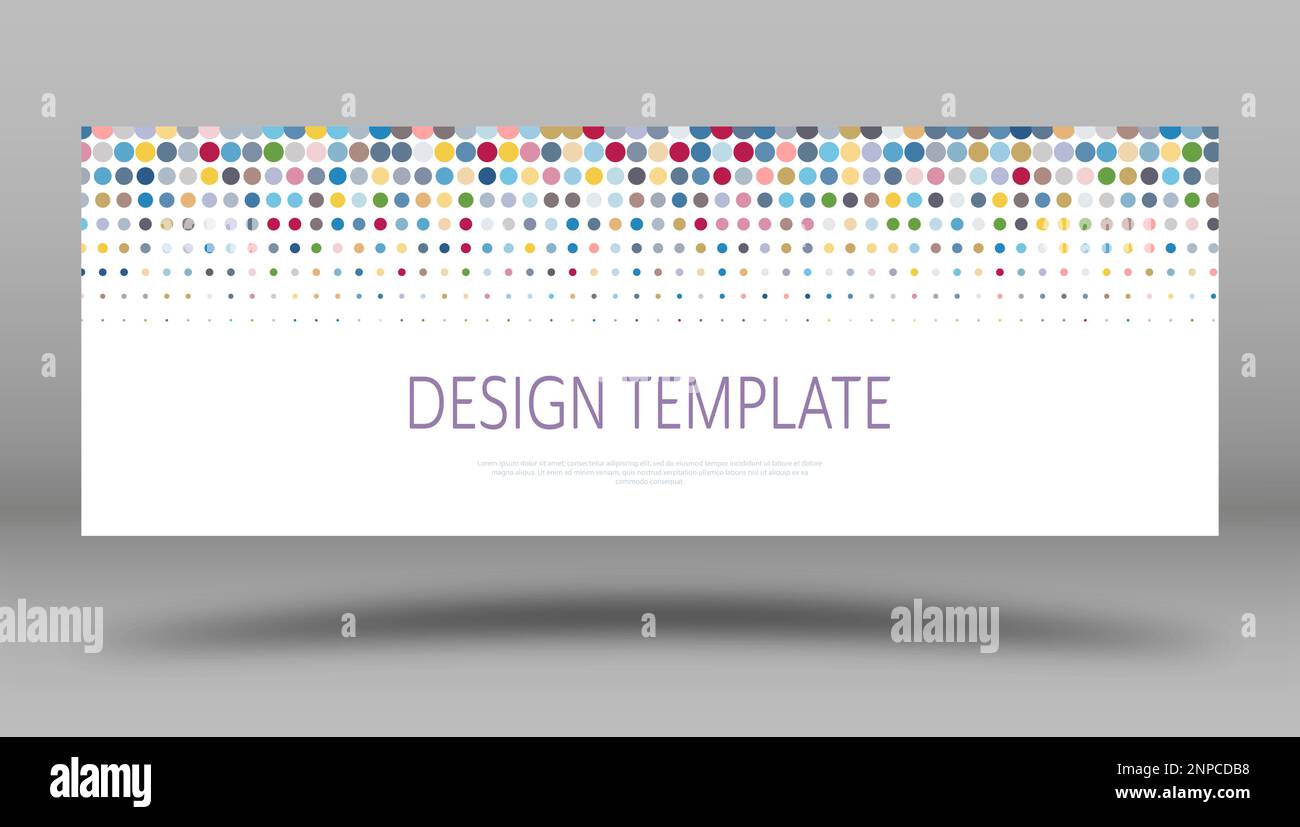 Abstract color design template for background, cover, screensaver ...