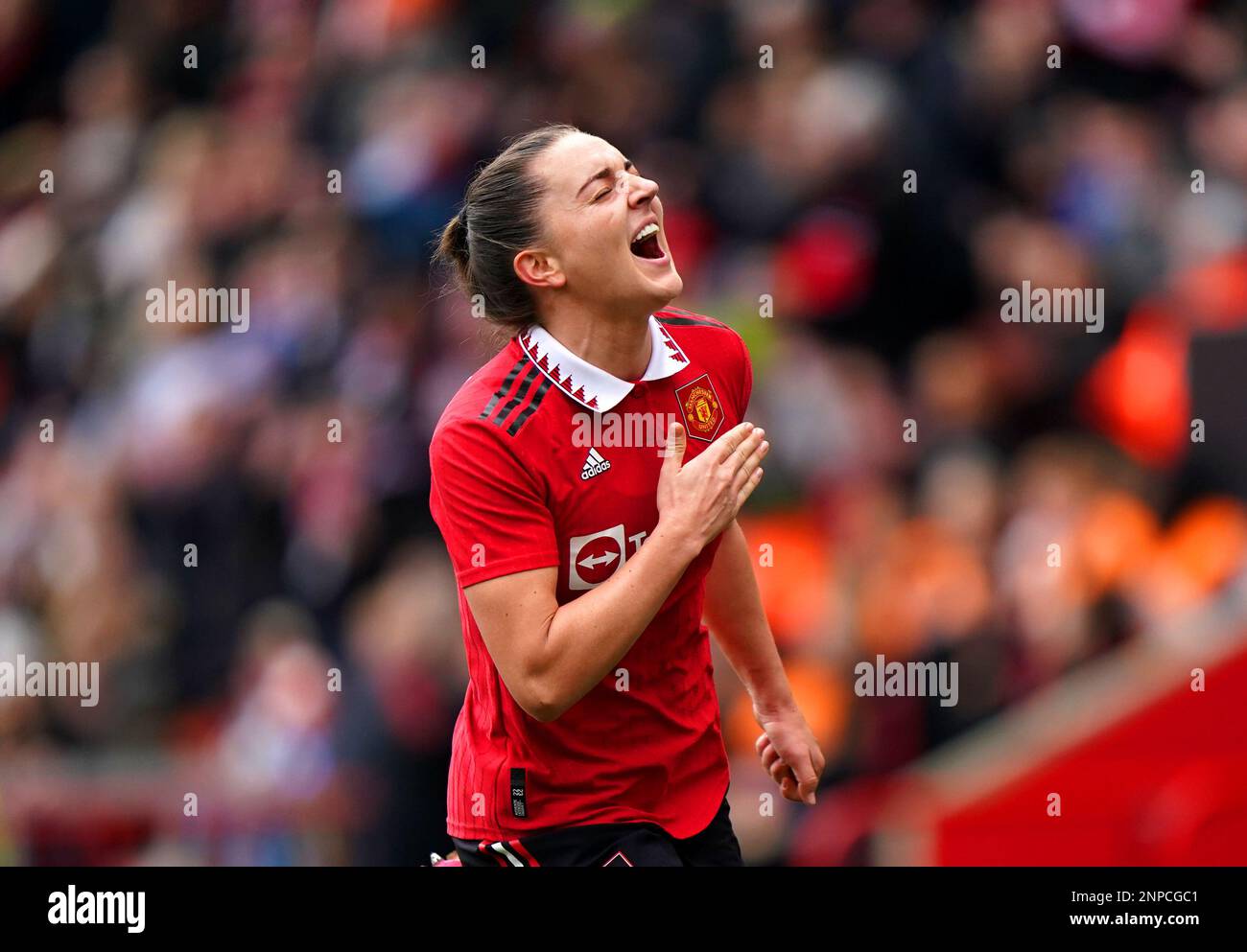 Manchester United's Vilde Boe Risa celebrates scoring their side's ...
