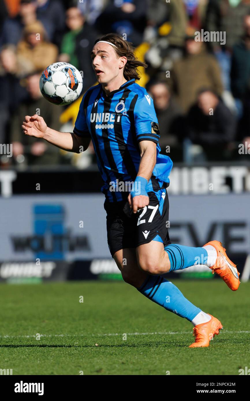Club's Casper Nielsen pictured in action during a soccer match between ...