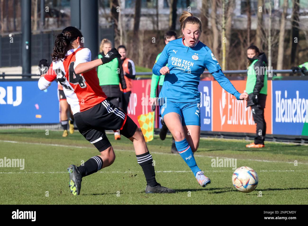 ROTTERDAM, 26-02-2023 ,Varkenoord, TOTO KNVB Beker , Feyenoord - PSV ...