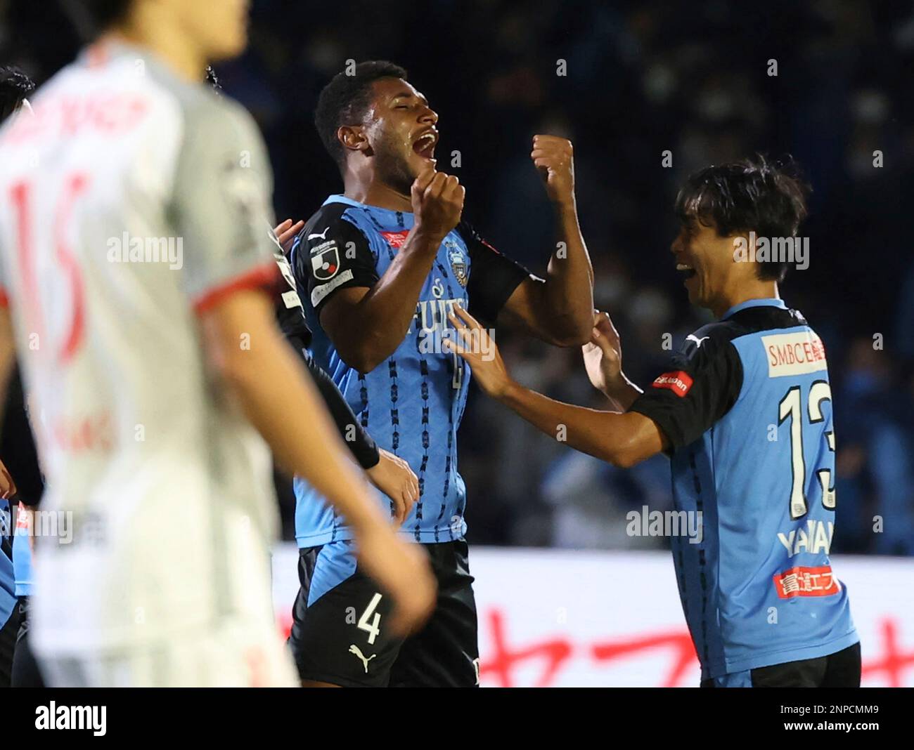 Jesiel Cardoso Miranda, a Brazilian defender of Kawasaki Frontale ...