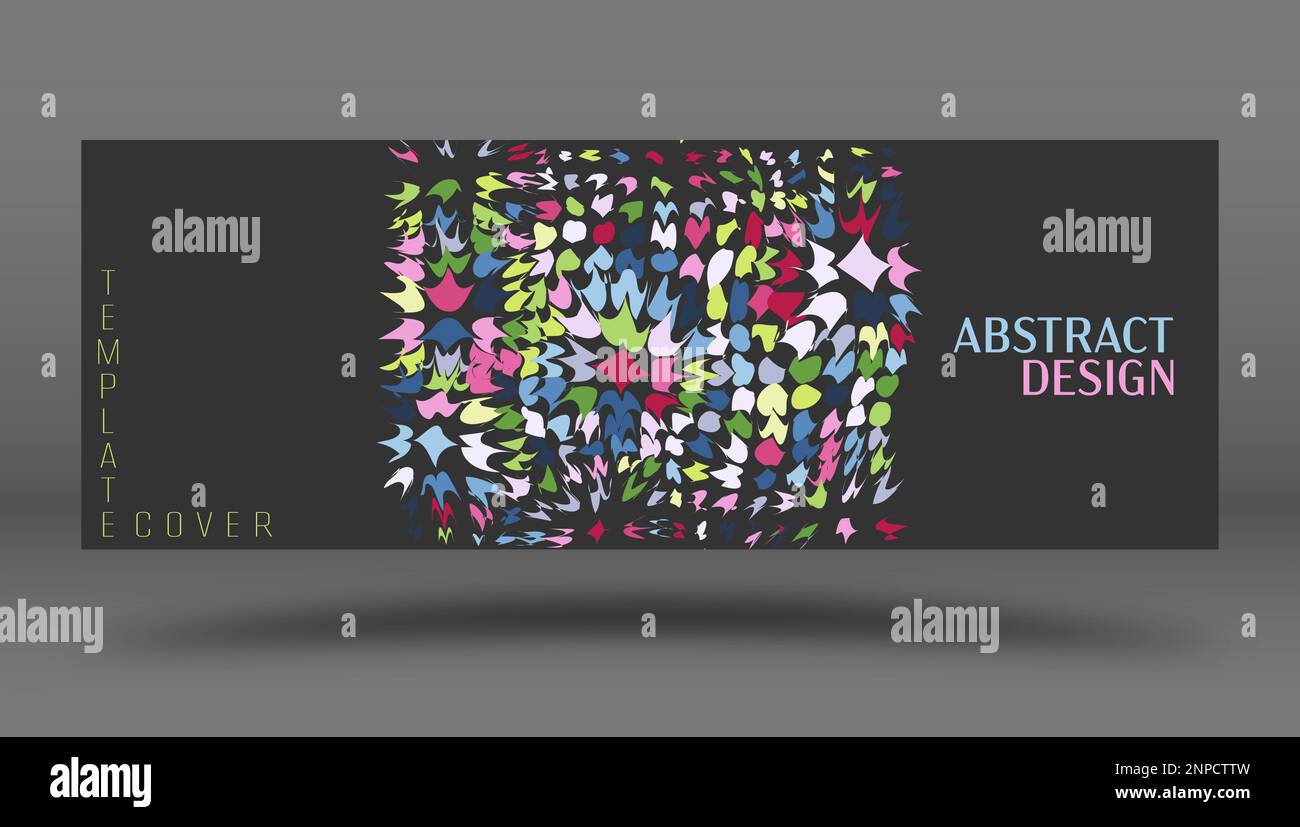 Abstract design template for background, cover, screensaver, website ...