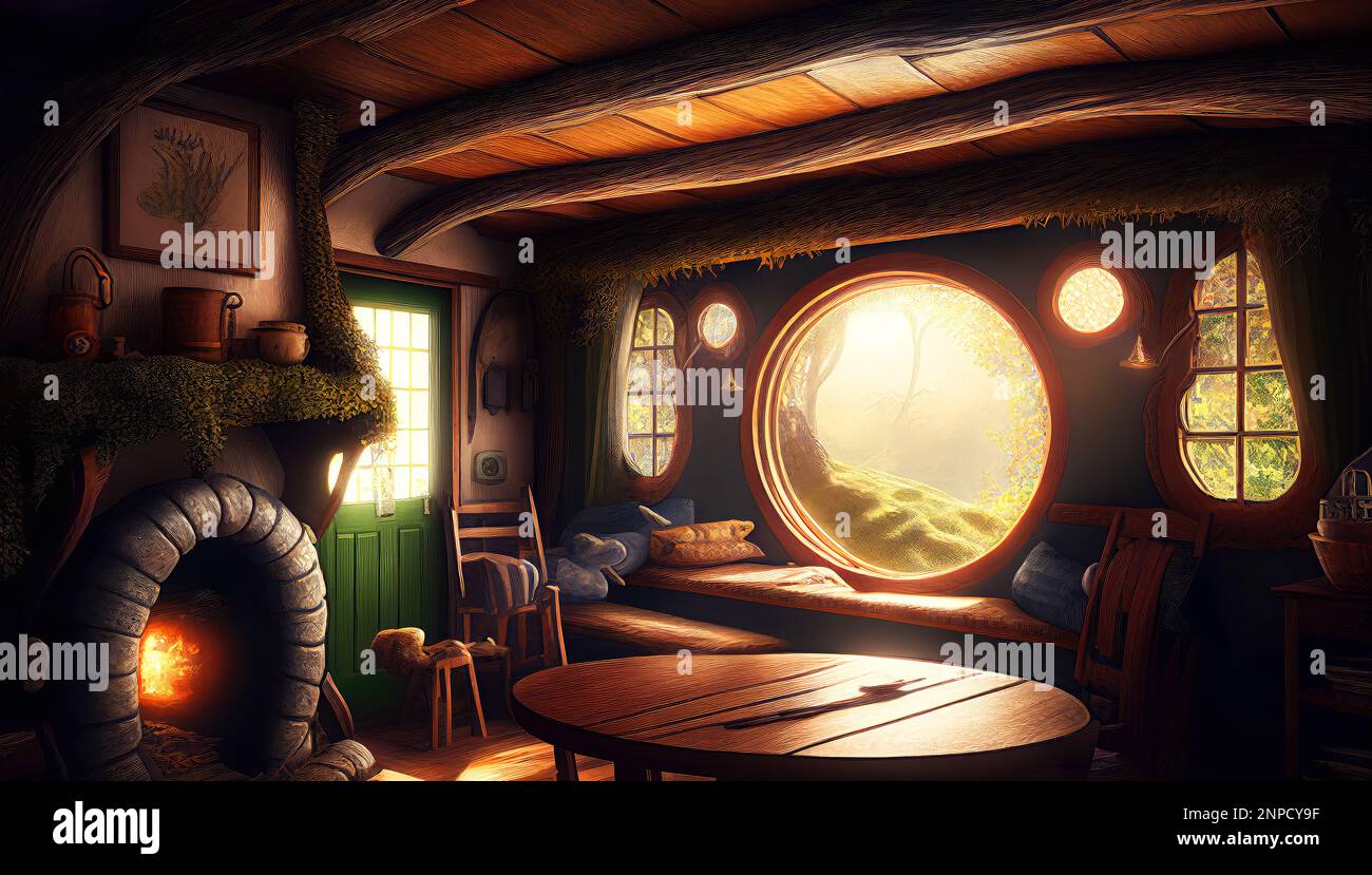 Hobbit style hi-res stock photography and images - Alamy