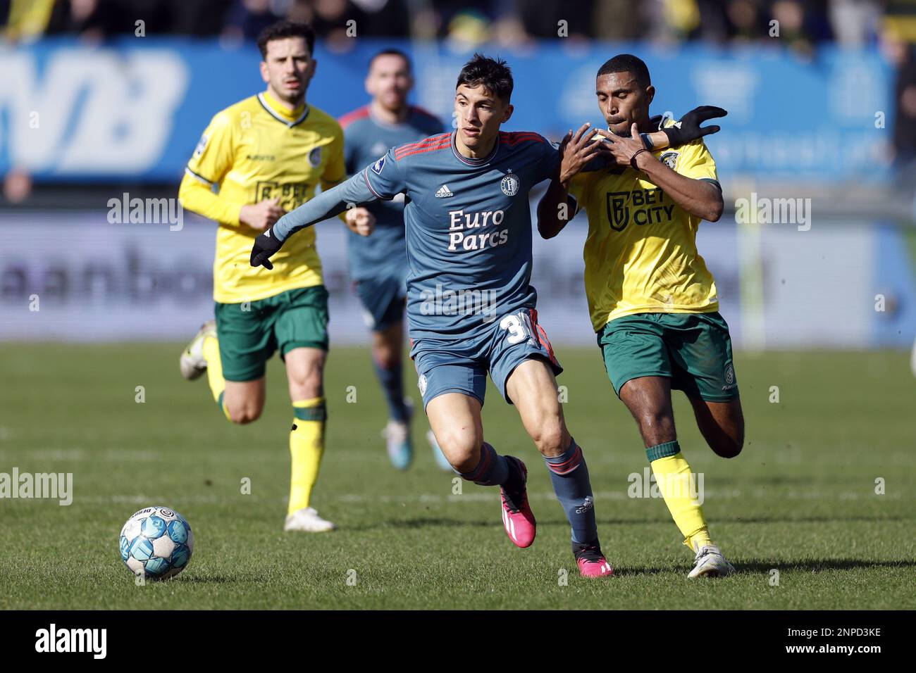 SITTARD - (lr) Ezequiel Bullaude of Feyenoord, Deroy Duarte of Fortuna ...