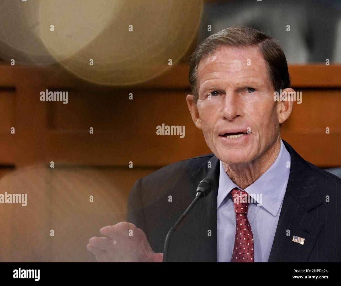 Sen. Richard Blumenthal, D-Conn., speaks during the confirmation ...